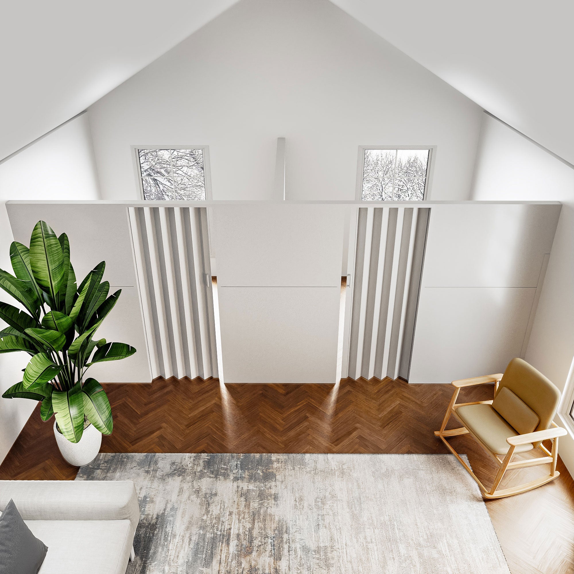 T-Shaped Partition Wall With Doors | Free Shipping | ⭐️ 4.8 Rating ...
